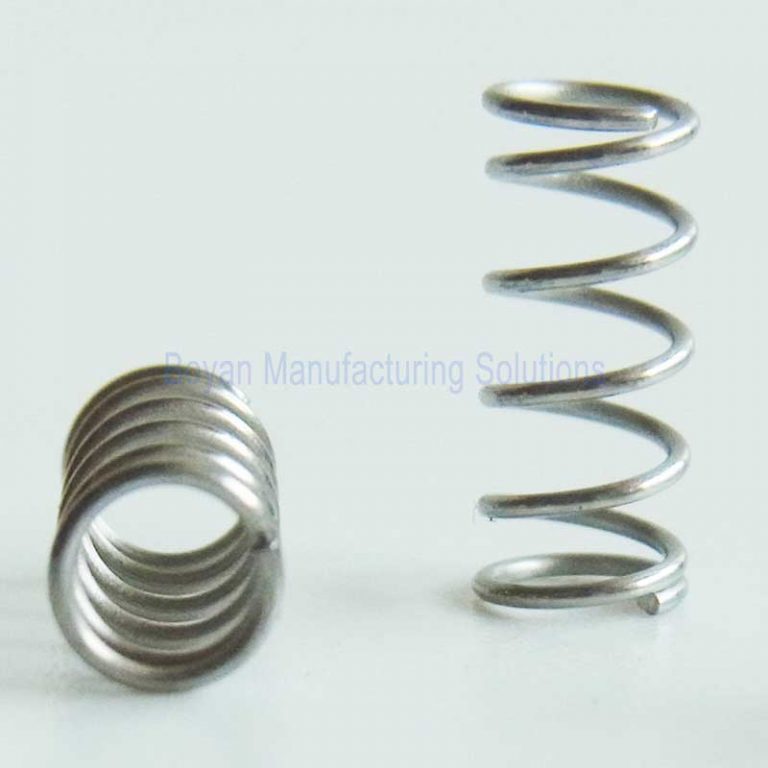 Small compression spring zinc plated - Boyan Manufacturing Solutions