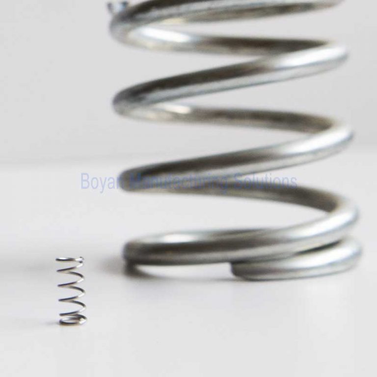 Small compression spring zinc plated - Boyan Manufacturing Solutions