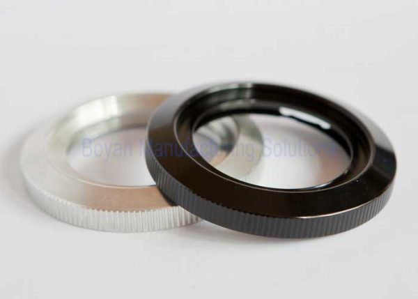 Aluminum black anodized camera lens retaining ring - Boyan ...