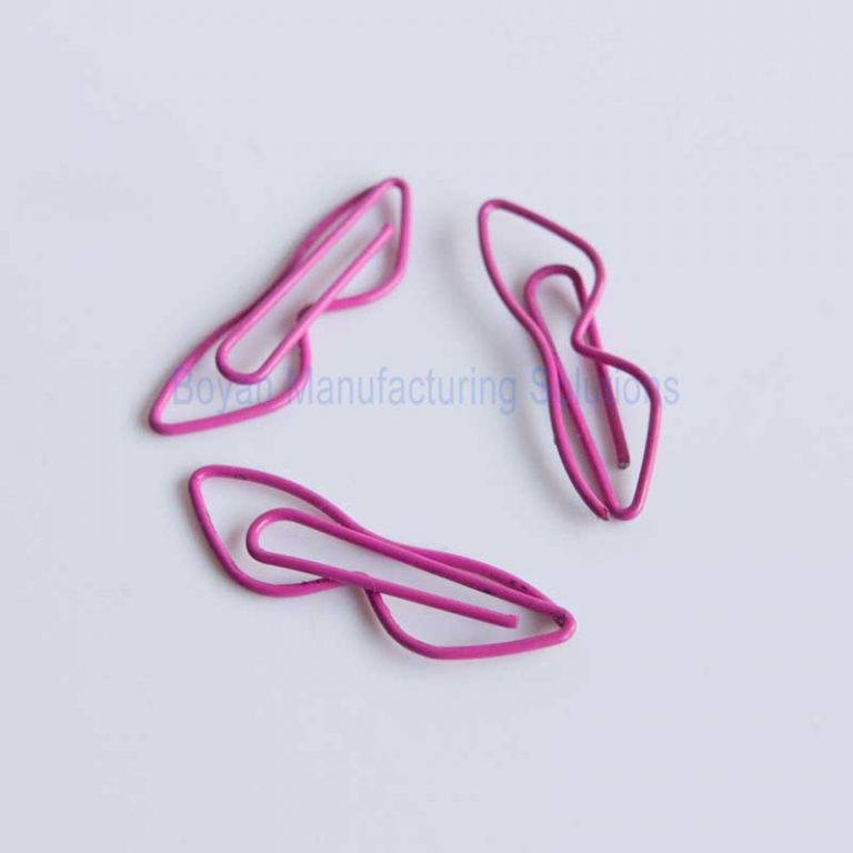 Different kinds of custom wire paper clips - Boyan Manufacturing Solutions